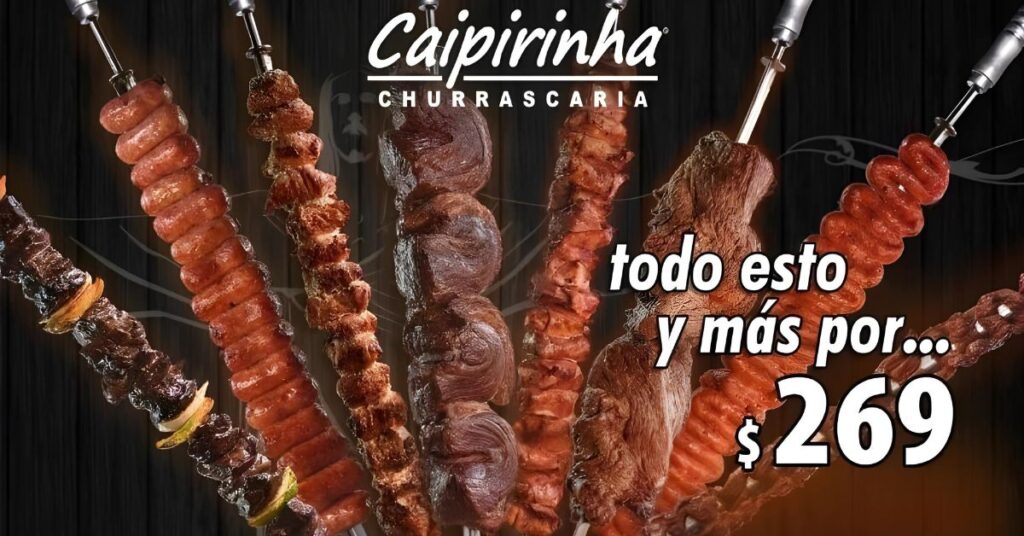 Descubre exquisito buffet brasileño en la CDMX